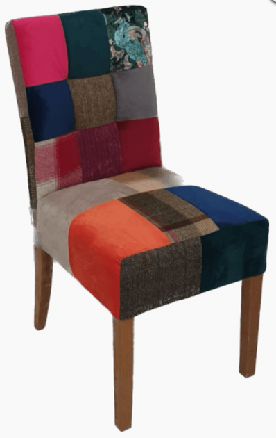 Colin Patchwork Dining Chair – Kubek Furniture