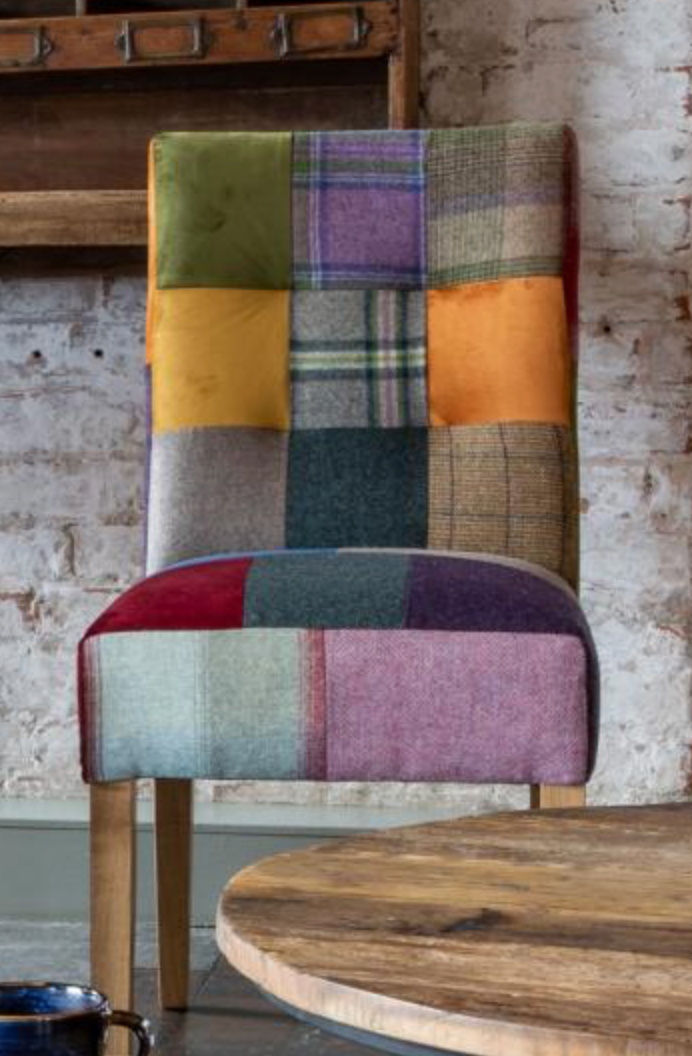 Colin Patchwork Dining Chair – Kubek Furniture