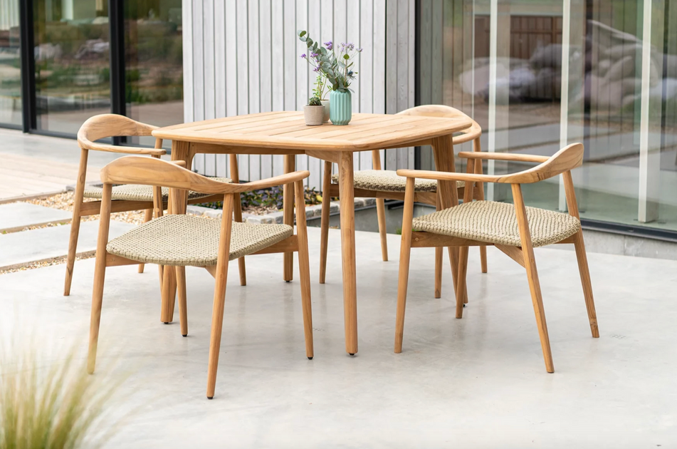 Dana Square Dining Table - 1000mm – Kubek Furniture