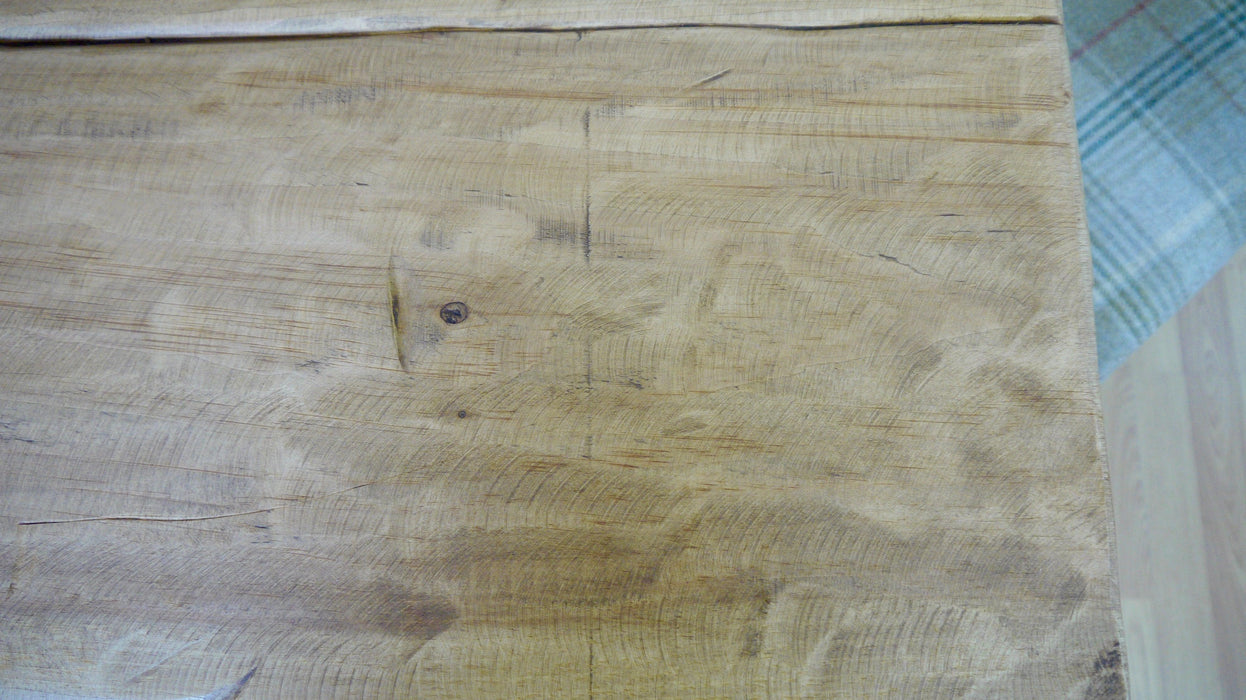 The Artisan Waxed Plank Dining Table With Benches — Kubek Furniture