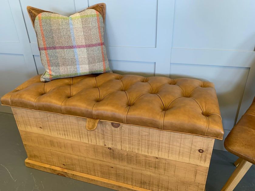 The Authentic Upholstered Storage Bench – Kubek Furniture