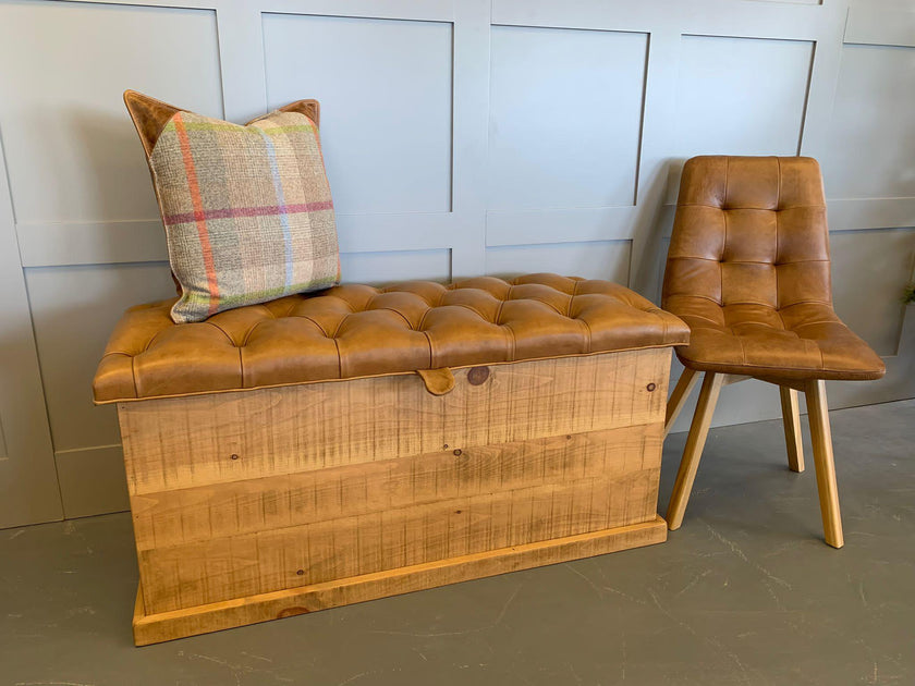 The Authentic Upholstered Storage Bench – Kubek Furniture