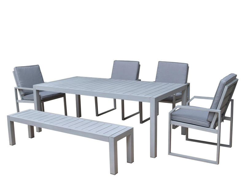 Alarna Bench Dining Set – Kubek Furniture