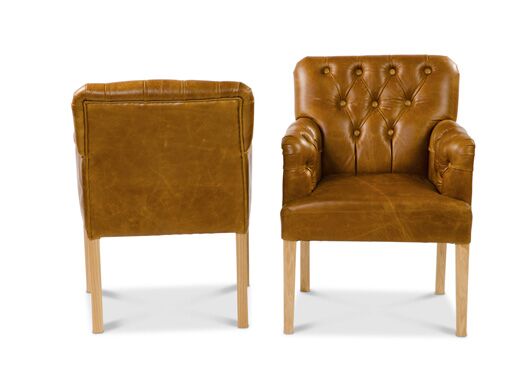 Scout Bench in Brown Cerrato with Traditional Camel – Kubek Furniture